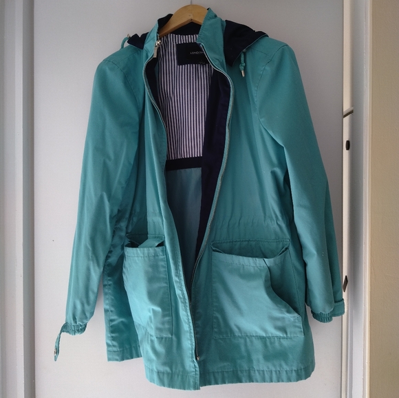 London Fog | Jackets & Coats | London Fog Blue And White Striped Shirt ...